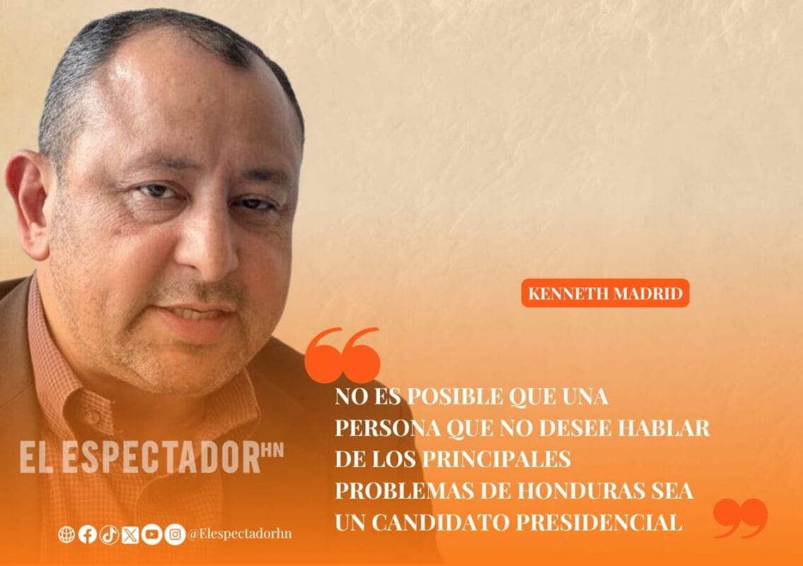 Kenneth Madrid: “quien No Hable De Los Principales Problemas Del País ...